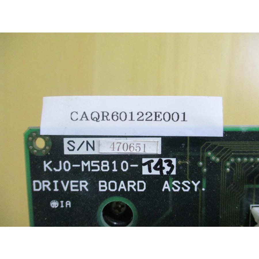 中古 KJ0-M5810-T43 DRIVER BOARD ASSY(CAQR60122E001) : growdetrading Yahoo ...