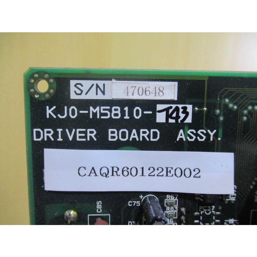 中古 KJ0-M5810-T43 DRIVER BOARD ASSY(CAQR60122E002) : growdetrading Yahoo ...
