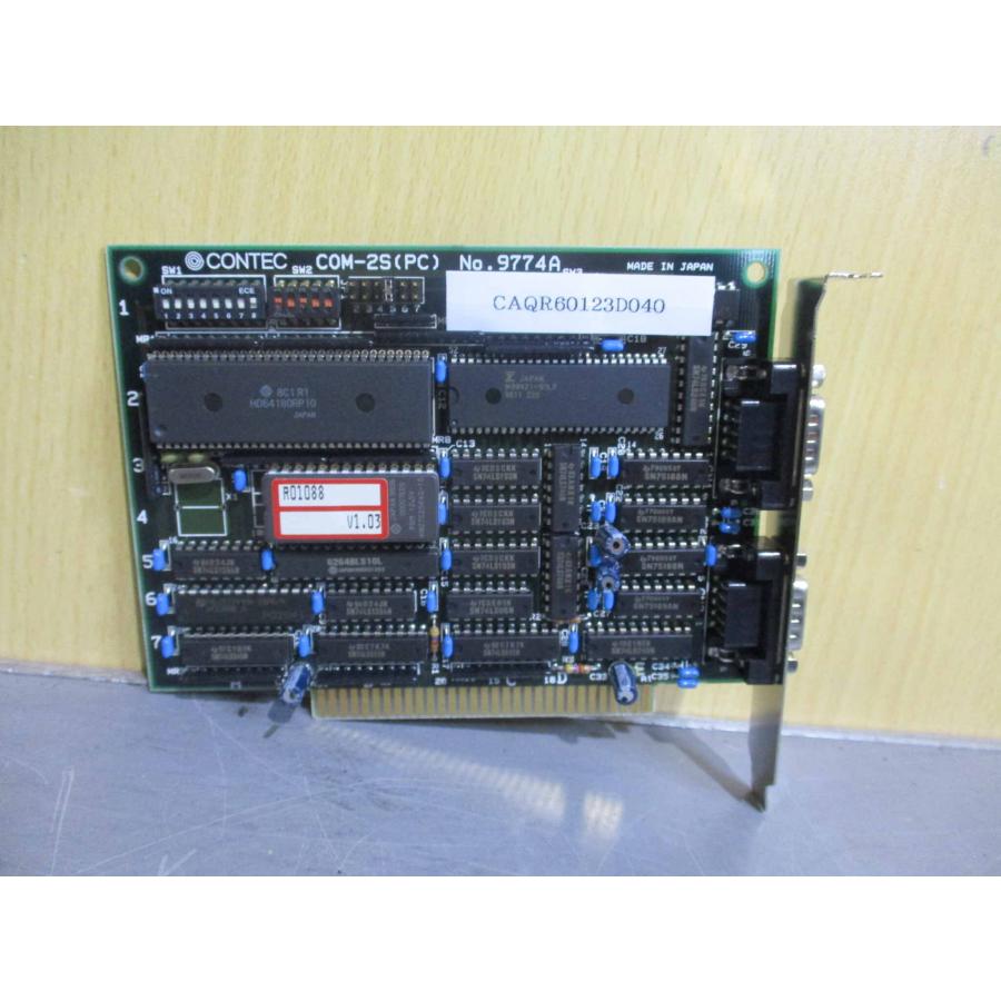 中古 CONTEC COM-2S(PC) High speed intelligent type serial I/O board ...