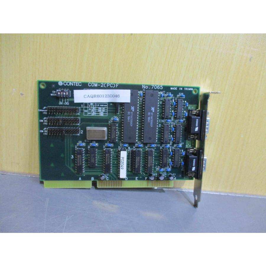 中古 CONTEC COM-2(PC)F シリアル通信ISAボード (CAQR60123D046) : growdetrading Yahoo!ショップ - 通販 - Yahoo!ショッピング
