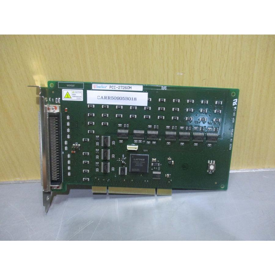 中古 Interface PCI-2726CM 4軸絶縁パルスモーションコントローラ(CARR50905B018 ...