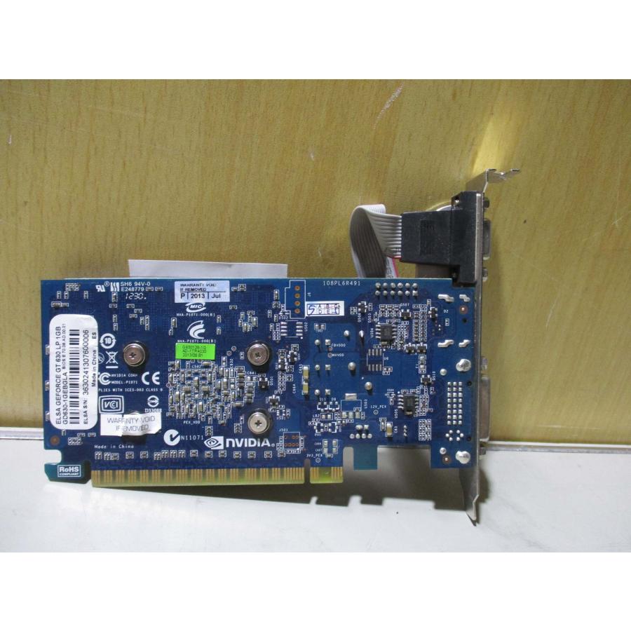 中古 ELSA GEFORCE GT 630 LP 1GB GD630-1GEBGLA NVIDIA P1071(CASR50711B101 ...