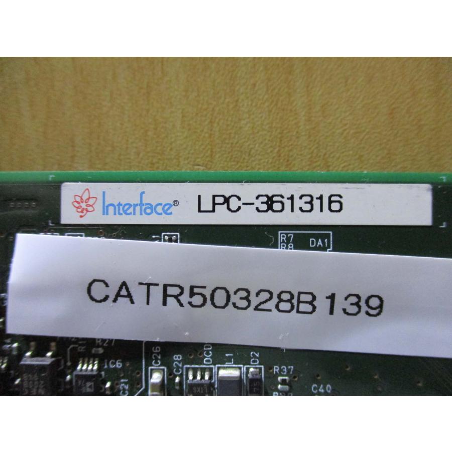 中古 INTERFAC LPC-361316(CATR50328B139) : growdetrading Yahoo!ショップ - 通販 - Yahoo!ショッピング