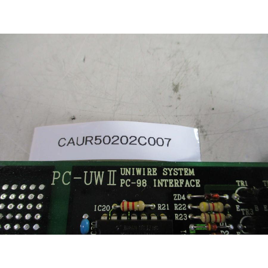 中古UNIWIRE SYSTEM PC-98 INTERFACE PC-UW II UW-PC98-C BOARD(CAUR50202C007 ...