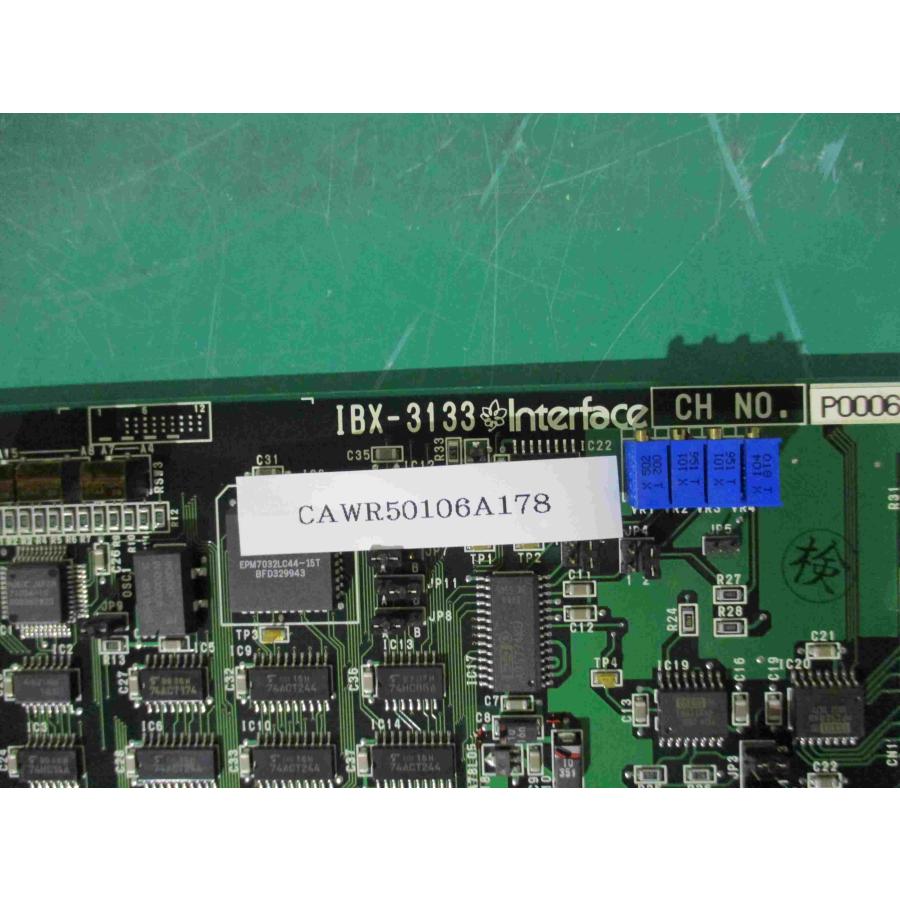 中古 Interface BOARD IBX-3133(CAWR50106A178) : growdetrading Yahoo!ショップ - 通販 - Yahoo!ショッピング