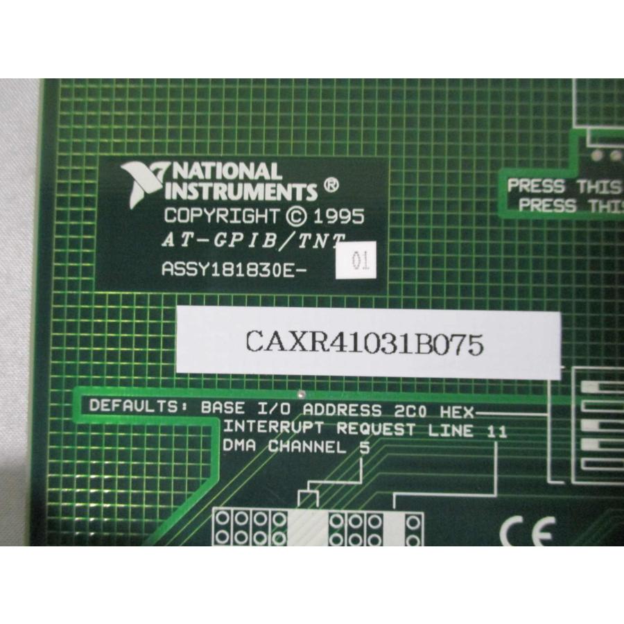 中古 NATIONAL INSTRUMENTS AT-GPIB/TNT ASSY181830E-01(CAXR41031B075) : caxr41031b075 ...