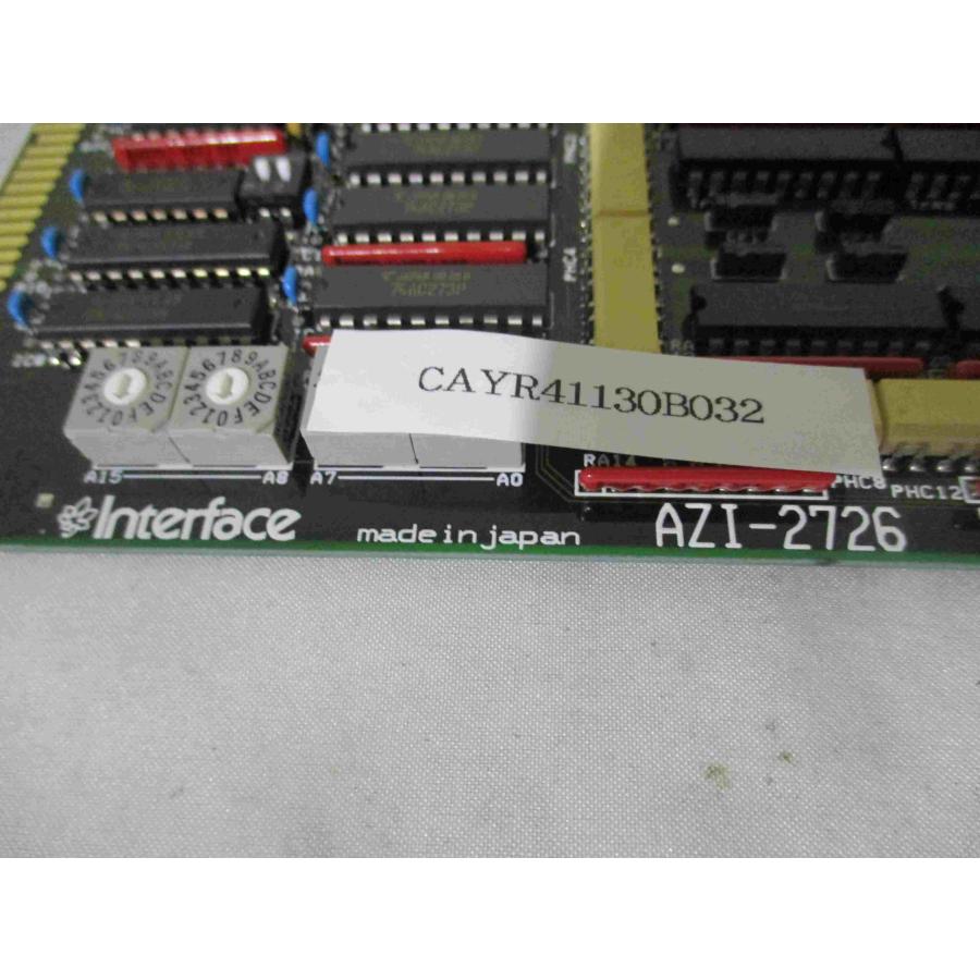 中古Interface 制御用ボード AZI-2726(CAYR41130B032) : growdetrading Yahoo!ショップ - 通販 - Yahoo!ショッピング