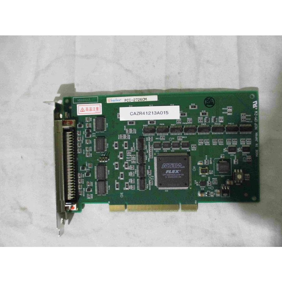 中古 Interface PCI-2726CM 4軸絶縁パルスモーションコントローラ(CAZR41213A015 ...