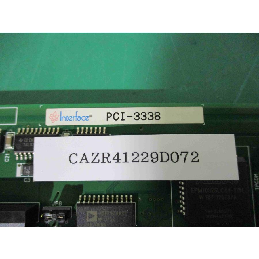 中古 Interface PCI-3338 12ビット8点バス絶縁型DA変換ボード(CAZR41229D072) : growdetrading Yahoo!ショップ - 通販 - Yahoo ...