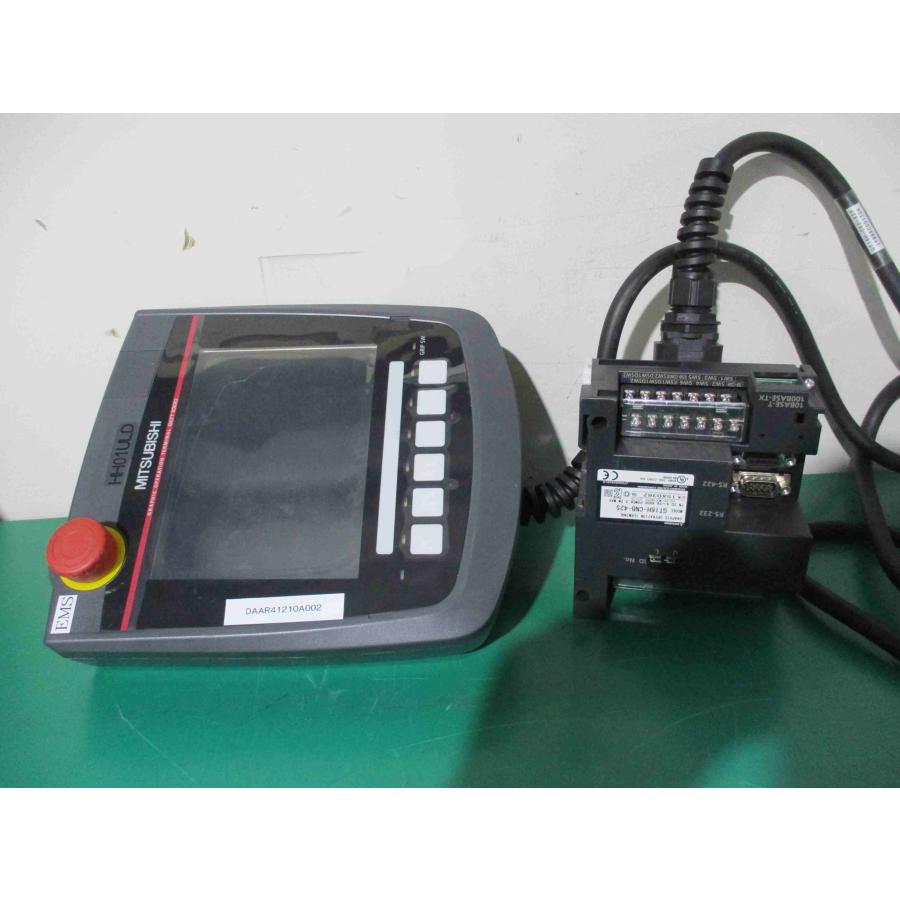 中古 MITSUBISHI GT1665HS-VTBD GT16H-CNB-42S GRAPHIC OPERATION TERMINAL ハンディタッチパネル 20.4-26.4VDC ...