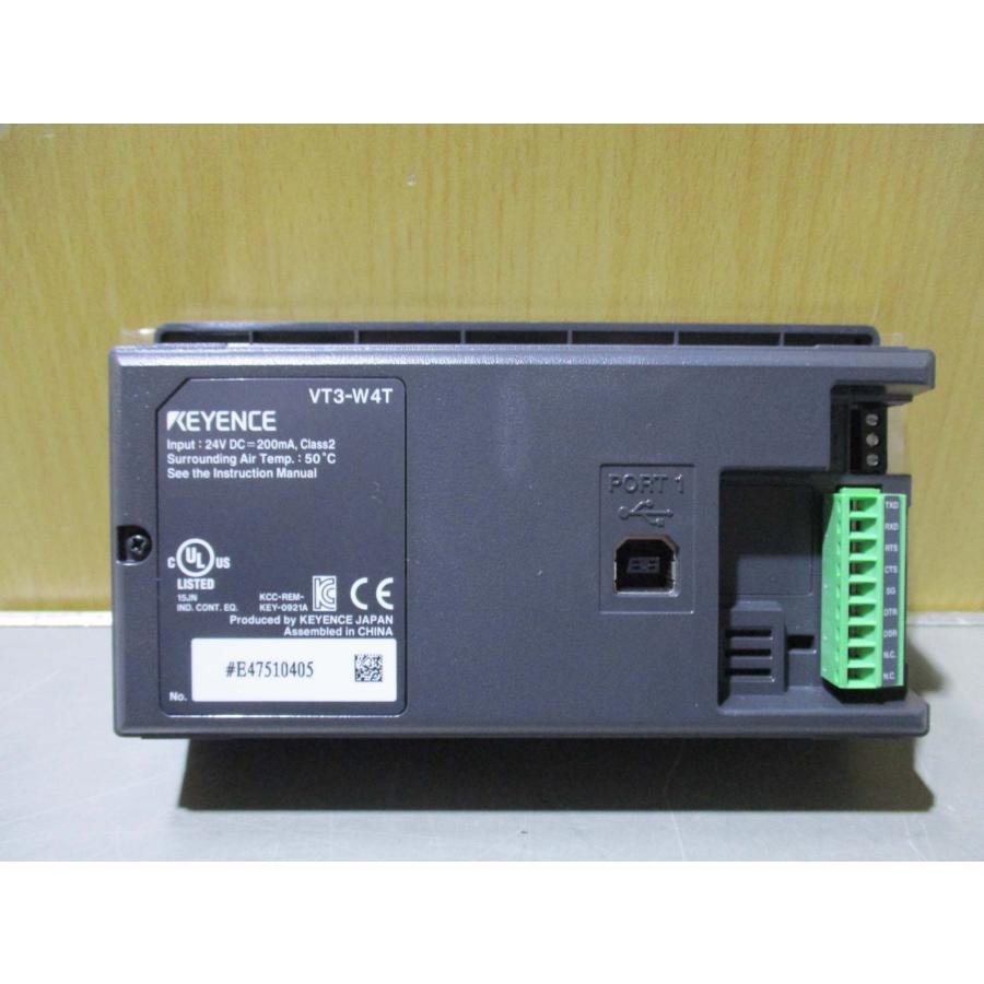 新古 KEYENCE VT3-W4TA 4型 TFTカラーRS-422/485 タイプ タッチパネル 通電OK(DARR50324B005 ...