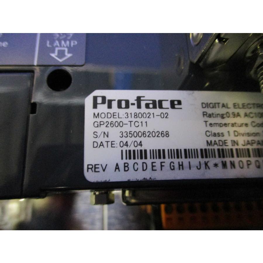 中古 Pro-face 3180021-02 GP2600-TC11 /2980020-01 GP2000-VM41 プログラマブル表示器 (DAUR60309B010 ...
