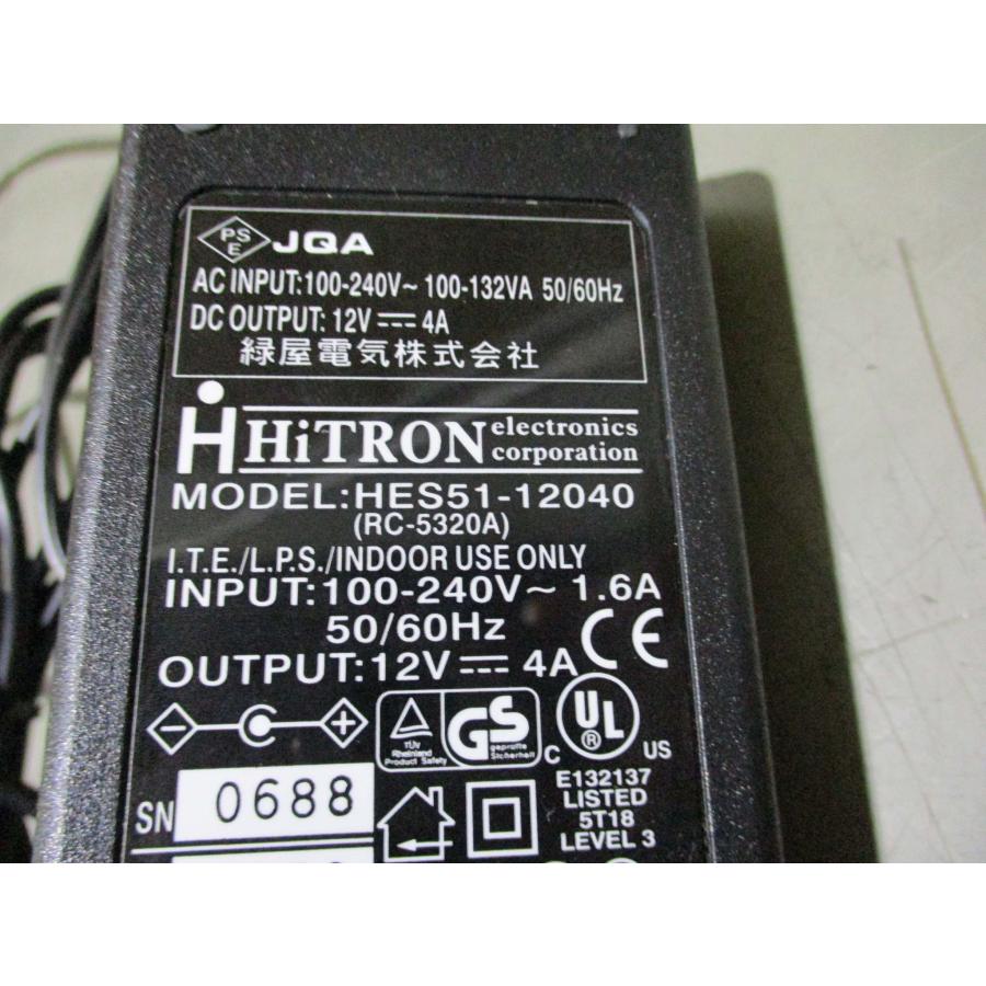 中古 Hitron HES51-12040 Power Supply / Toshiba Teli 6LC50AN LCD Monitor (DAVR60809C030 ...