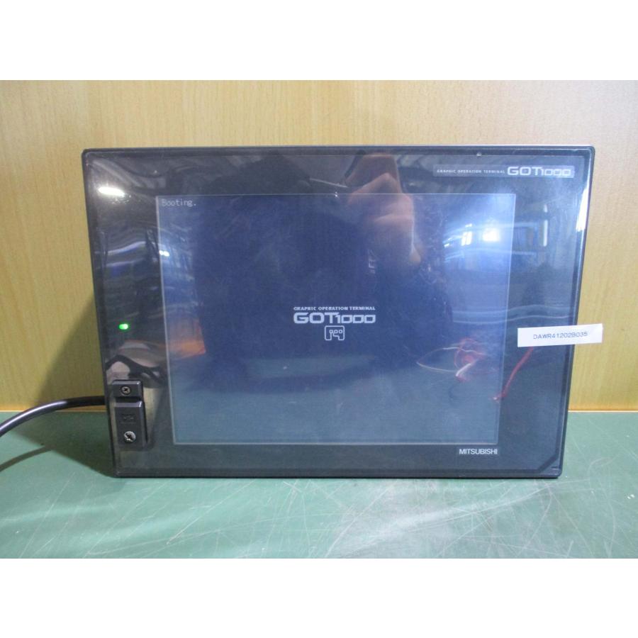 中古 MITSUBISHI GT1572-VNBA 100-240VAC 50/60Hz+UNIT GT15-J61BT13 通電OK(DAWR41202B035 ...