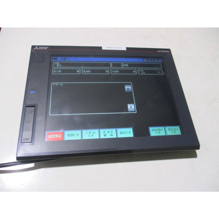 中古MITSUBISHI グラフィックオペレーションターミナル GT2512-STBA リーズ タッチパネル 100-240V 通電OK ...