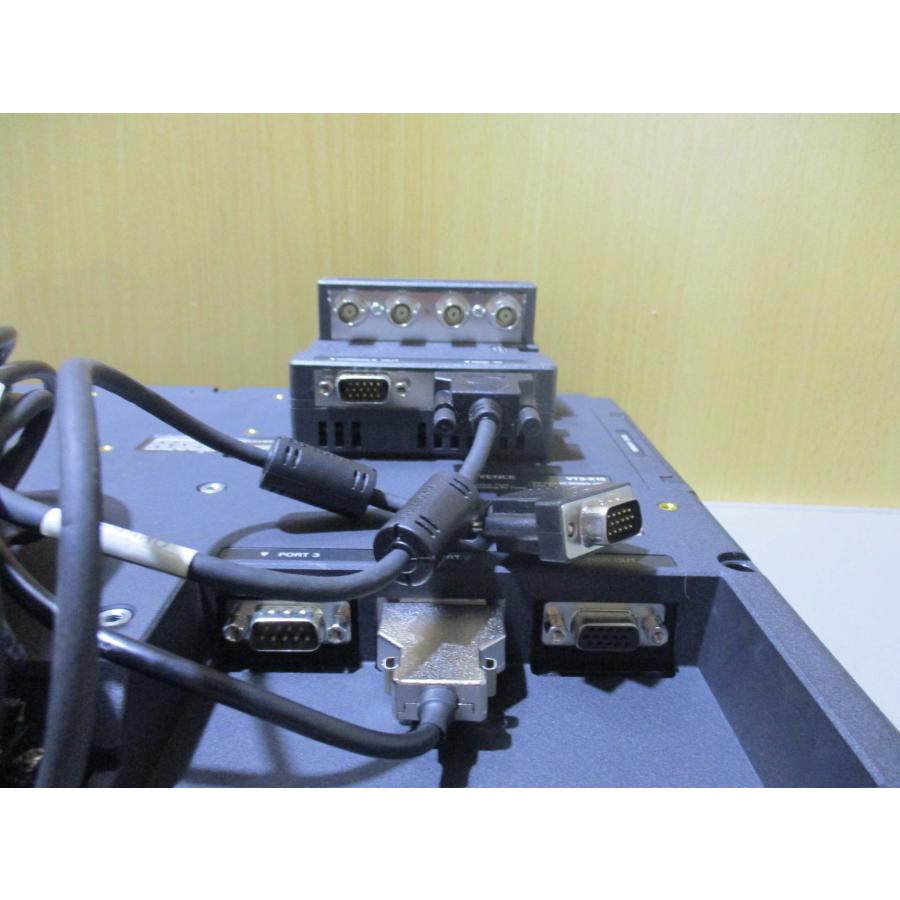 中古 KEYENCE VT3-X15 100-240V+UNIT VT3-E3 通電OK(DBAR50211B001 ...