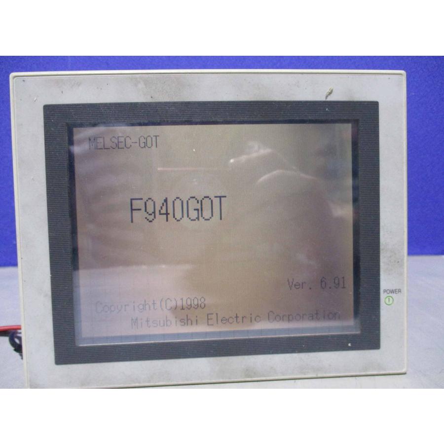中古 MITSUBISHI 三菱 F940GOT-SWD GOT-F900シリーズ グラフィックオペレーションターミナル＜通電OK ...