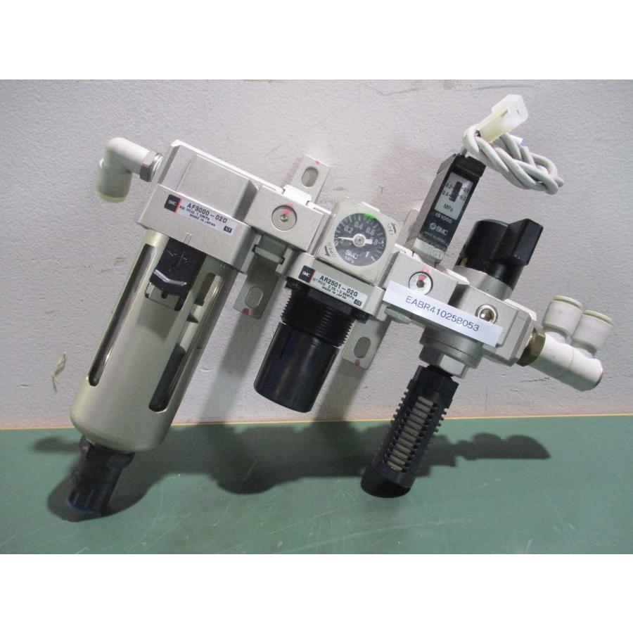 中古 SMC AF3000-02D,AR2501-02G,IS1000 空圧補助セット(EABR41025B053 ...