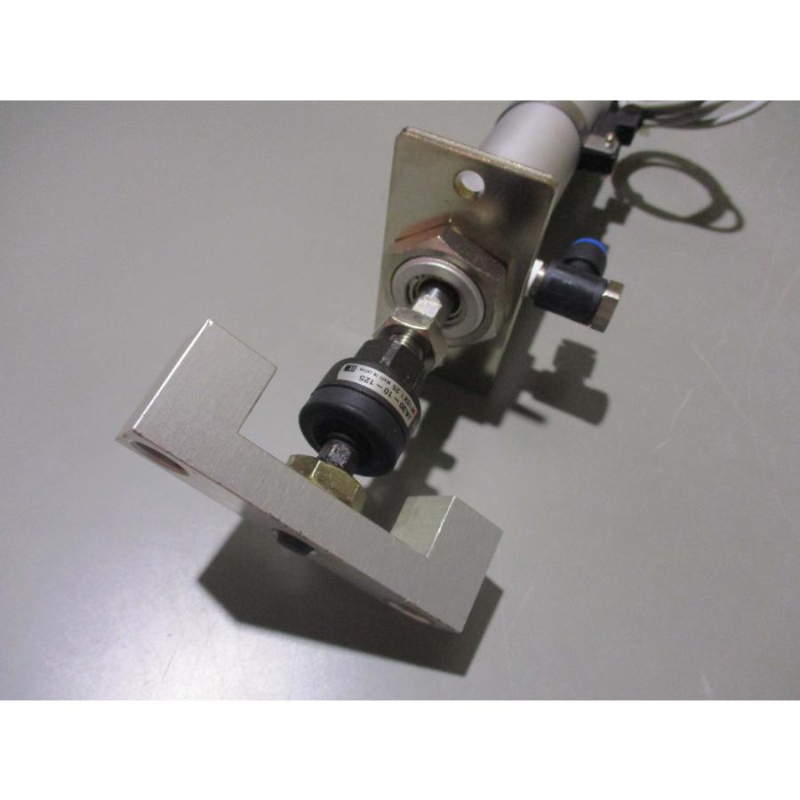 中古 SMC RECF25-205-H7CL/JA30-10-125 エアシリンダ(EABR41107E196 ...