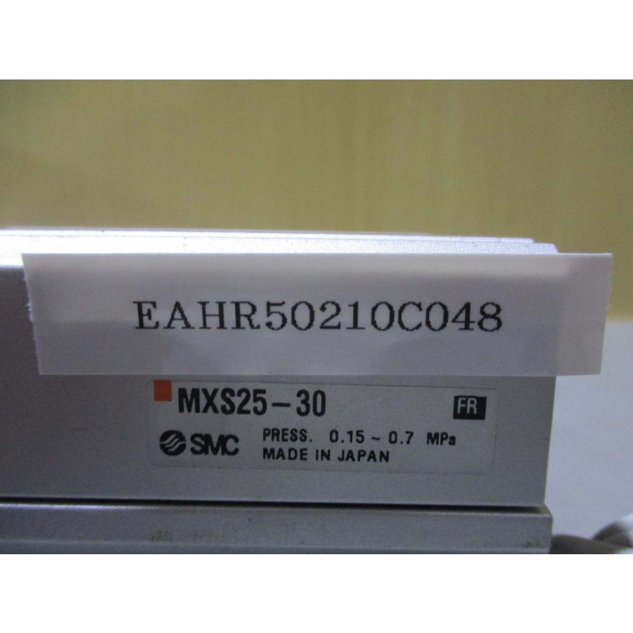 中古 SMC MXS25-30 エアスライドテーブル MXSシリーズ MXS25-30(EAHR50210C048 ...