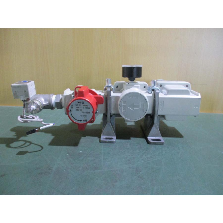 中古 SMC AR50-06G-B/ISE30A-01-N-M/AF50-06-A/VHS50-06A レギュレーターセット ...