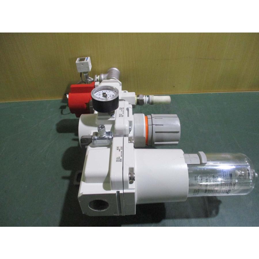 中古 SMC AR50-06G-B/ISE30A-01-N-M/AF50-06-A/VHS50-06A レギュレーターセット ...
