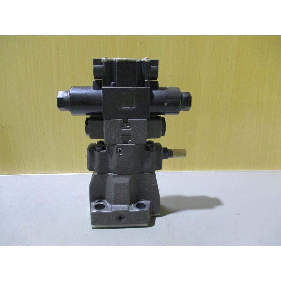 中古 YUKEN S-BSG-06-V-3C3-D24-R-5307 0802 電磁切替弁付リリーフ弁 (EAQR60711B016 ...