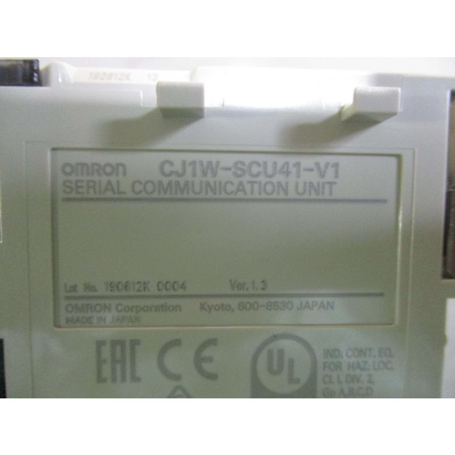 新古 OMRON SERIAL COMMUNICATION UNIT CJ1W-SCU41-V1 シリアルコミュニケーションユニット ...