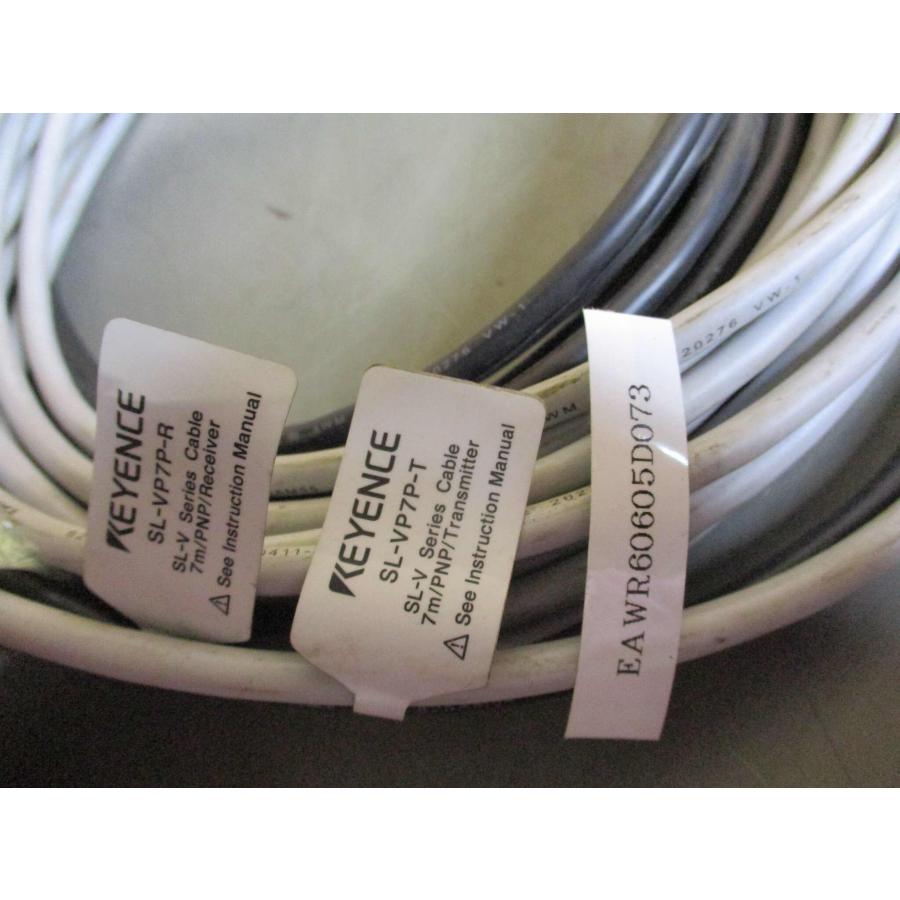 新古 KEYENCE SL-VP7P セーフティライトカーテン SL-V用ケーブル PNP出力(EAWR60605D073 ...