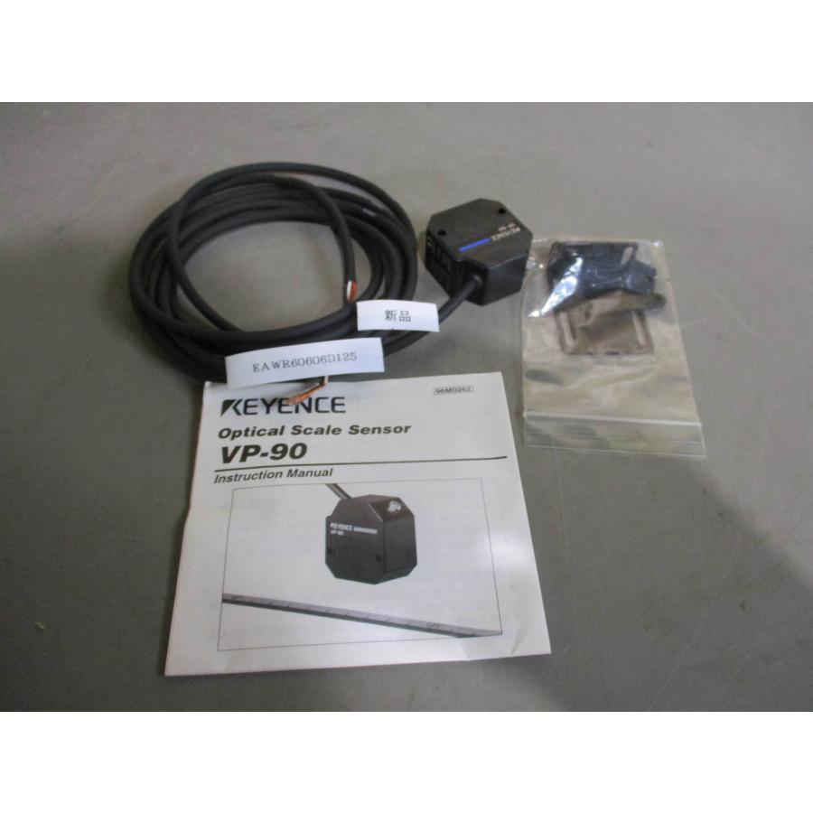 新古KEYENCE VP-90 光スケールセンサ 増幅器 キーエンス 光学センサ LED 位置測定 計測(EAWR60606D125 ...