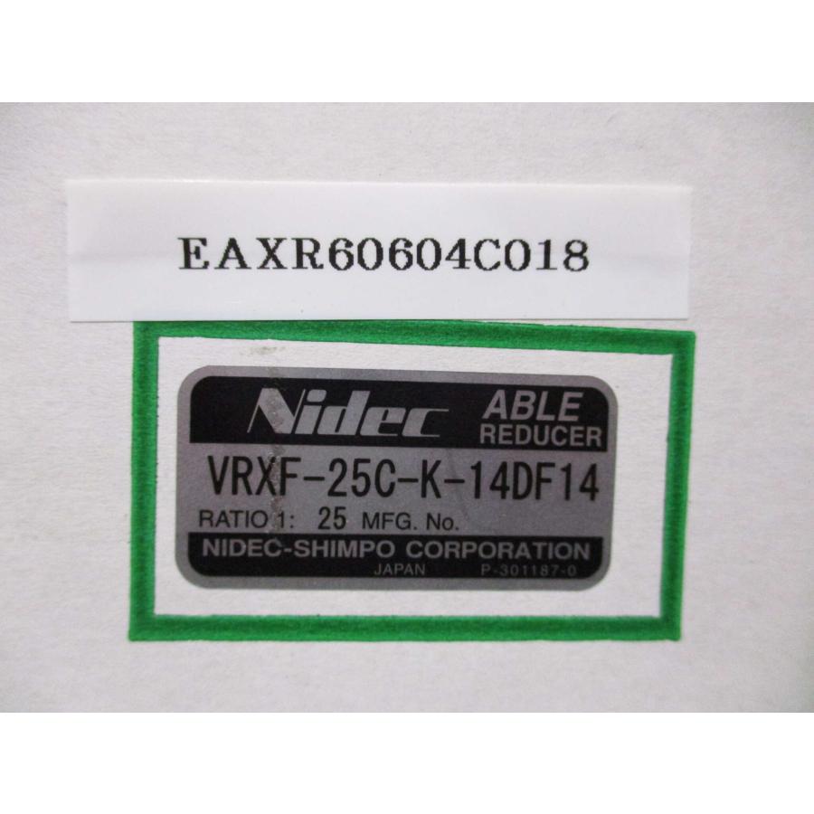 新古 NIDEC SHIMPO ABLE REDUCER VRXF-25C-K-14DF14 (EAXR60604C018) : growdetrading Yahoo!ショップ - 通販 ...