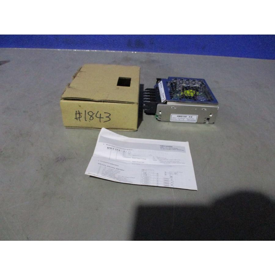 新古 TDKラムダ HWS15A-5/A スイッチング電源(EBCR60531B031) : growdetrading Yahoo!ショップ - 通販 - Yahoo!ショッピング