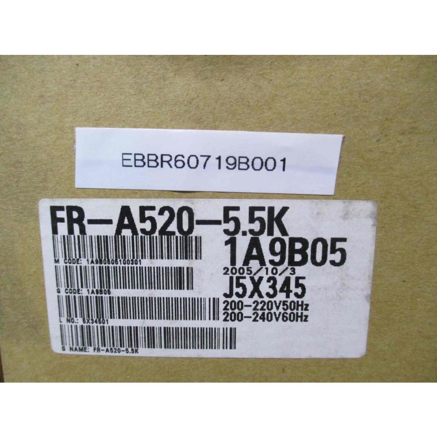 新古 MITSUBISHI INVERTER FR-A520-5.5K インバーター 5.5KW 送料別 (EBER60719B001) : growdetrading Yahoo!ショップ ...