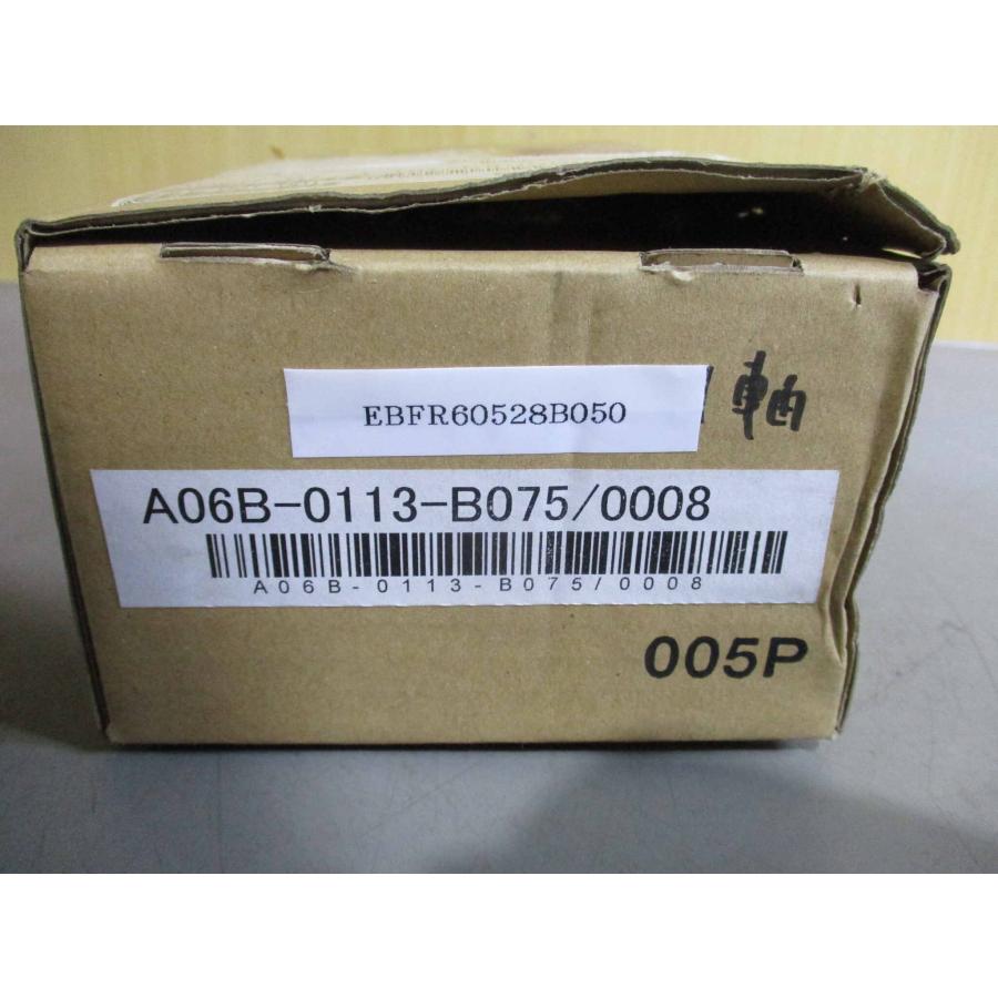 新古 FANUC AC SERVO MOTOR A06B-0113-B075#0008 β 0.5/3000 (EBFR60528B050) : growdetrading Yahoo ...