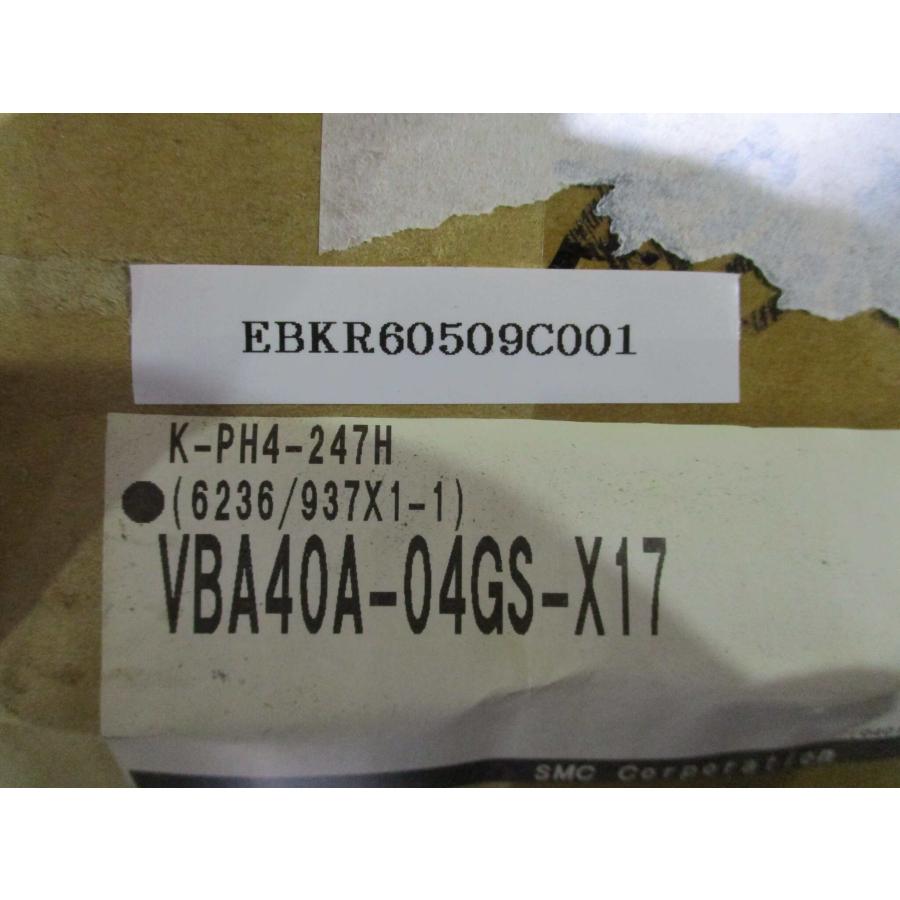 新古 SMC VBA40A-04GS-X17/G36-10-01 ANA1-04 増圧弁 VBAシリーズ (EBKR60509C001) : growdetrading Yahoo!ショップ ...