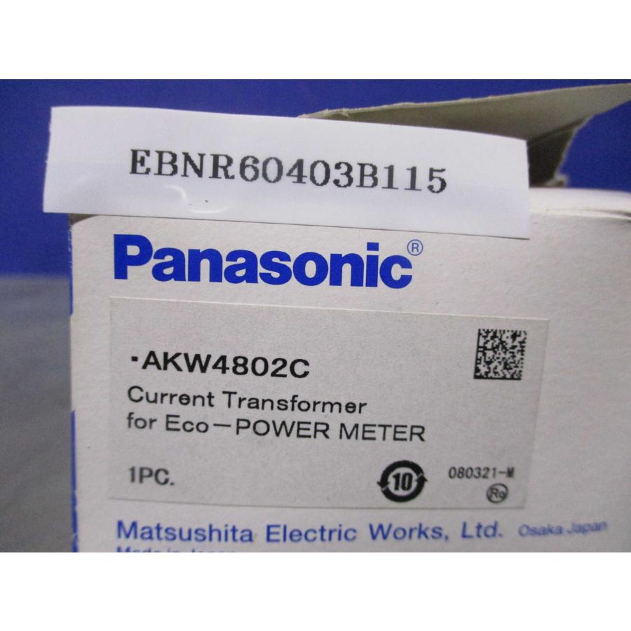 新古 PANASONIC CURRENT TRANSFORMER FOR ECO-POWER METER AKW4802C 電流センサ 2個 ...