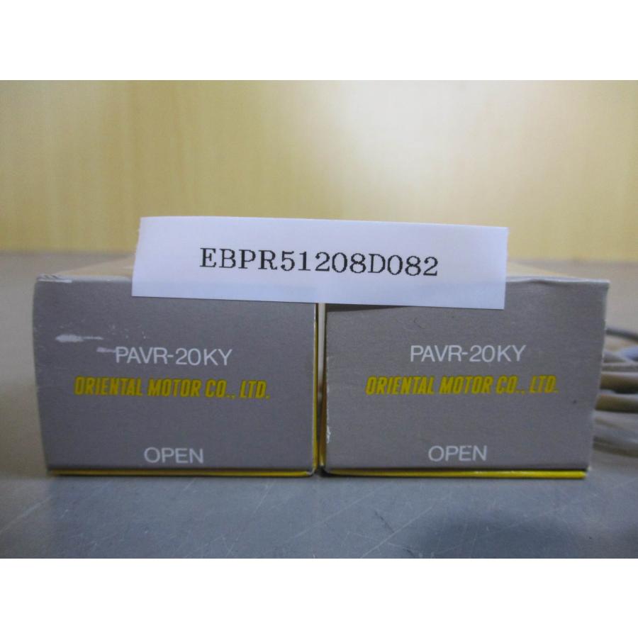 新古 ORIENTAL MOTOR SPEED CONTROL VARIABLE REGISTER PAVR-20KY 外部速度設定用可変抵抗器 2個