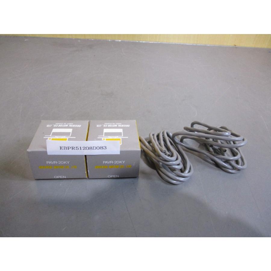 新古 ORIENTAL MOTOR SPEED CONTROL VARIABLE REGISTER PAVR-20KY 外部速度設定用可変抵抗器 2個