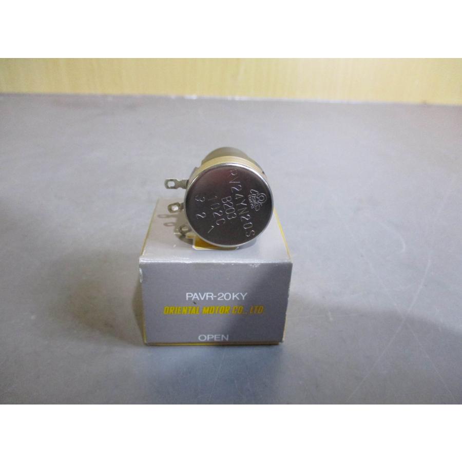 新古 ORIENTAL MOTOR SPEED CONTROL VARIABLE REGISTER PAVR-20KY 外部速度設定用可変抵抗器3個