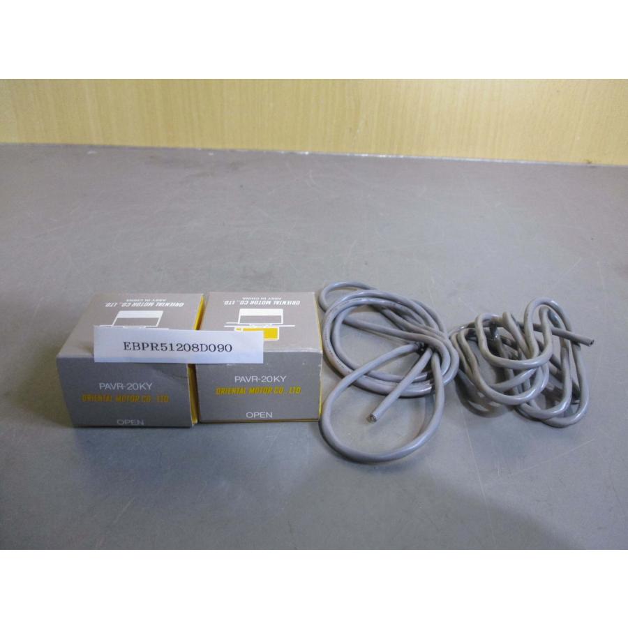 新古 ORIENTAL MOTOR SPEED CONTROL VARIABLE REGISTER PAVR-20KY 外部速度設定用可変抵抗器 2個