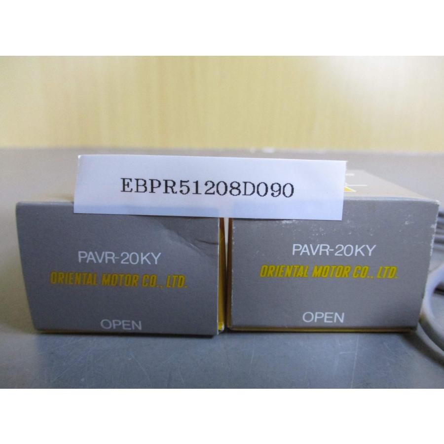 新古 ORIENTAL MOTOR SPEED CONTROL VARIABLE REGISTER PAVR-20KY 外部速度設定用可変抵抗器 2個