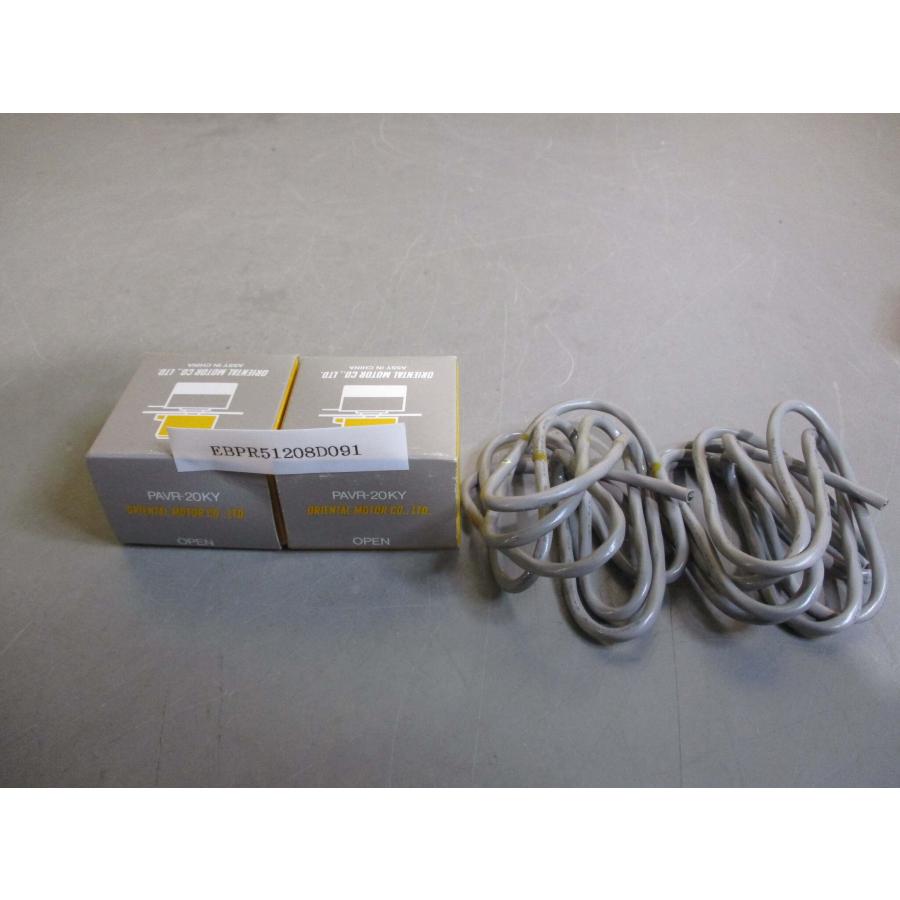 新古 ORIENTAL MOTOR SPEED CONTROL VARIABLE REGISTER PAVR-20KY 外部速度設定用可変抵抗器 2個