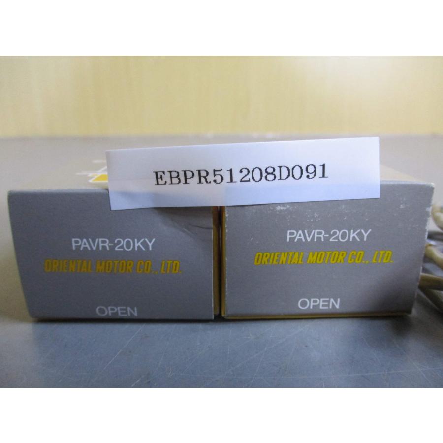 新古 ORIENTAL MOTOR SPEED CONTROL VARIABLE REGISTER PAVR-20KY 外部速度設定用可変抵抗器 2個