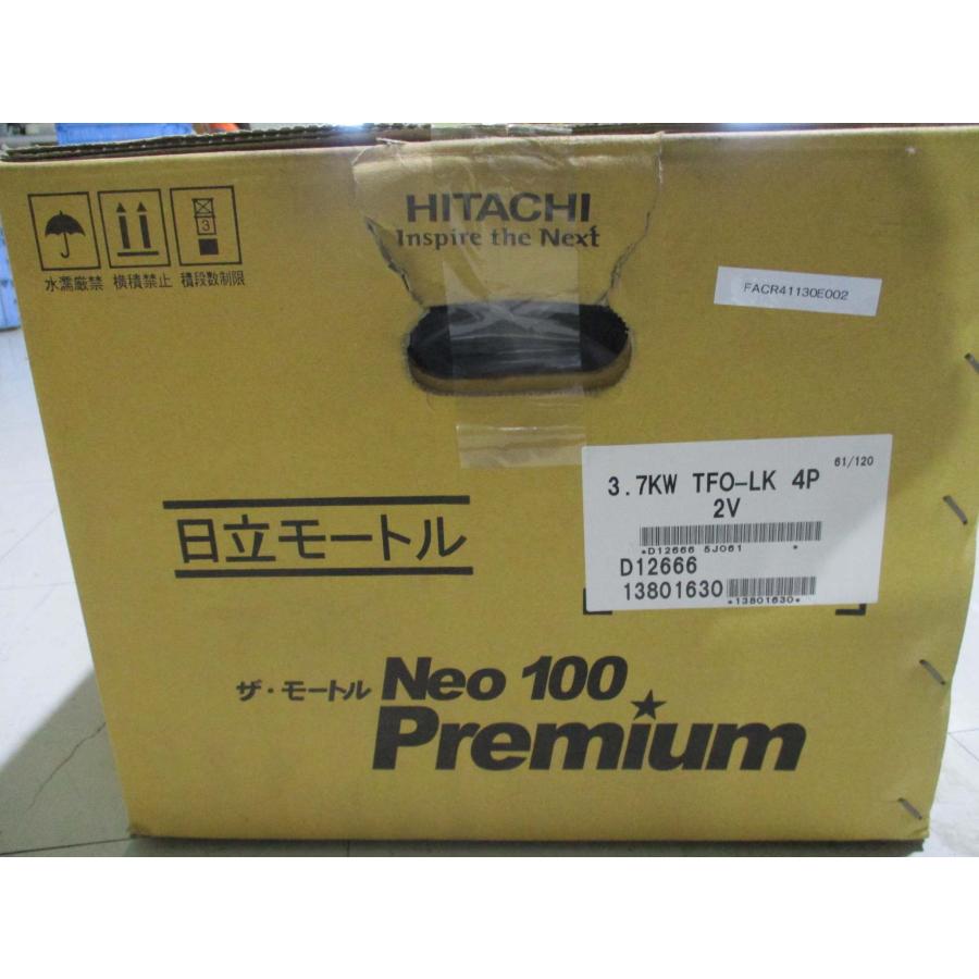中古日立 三相モータ TFO-LK-3.7kW-4P-AC200V(FACR41130E002) :FACR41130E002:growdetrading Yahoo!ショップ - 通販 ...