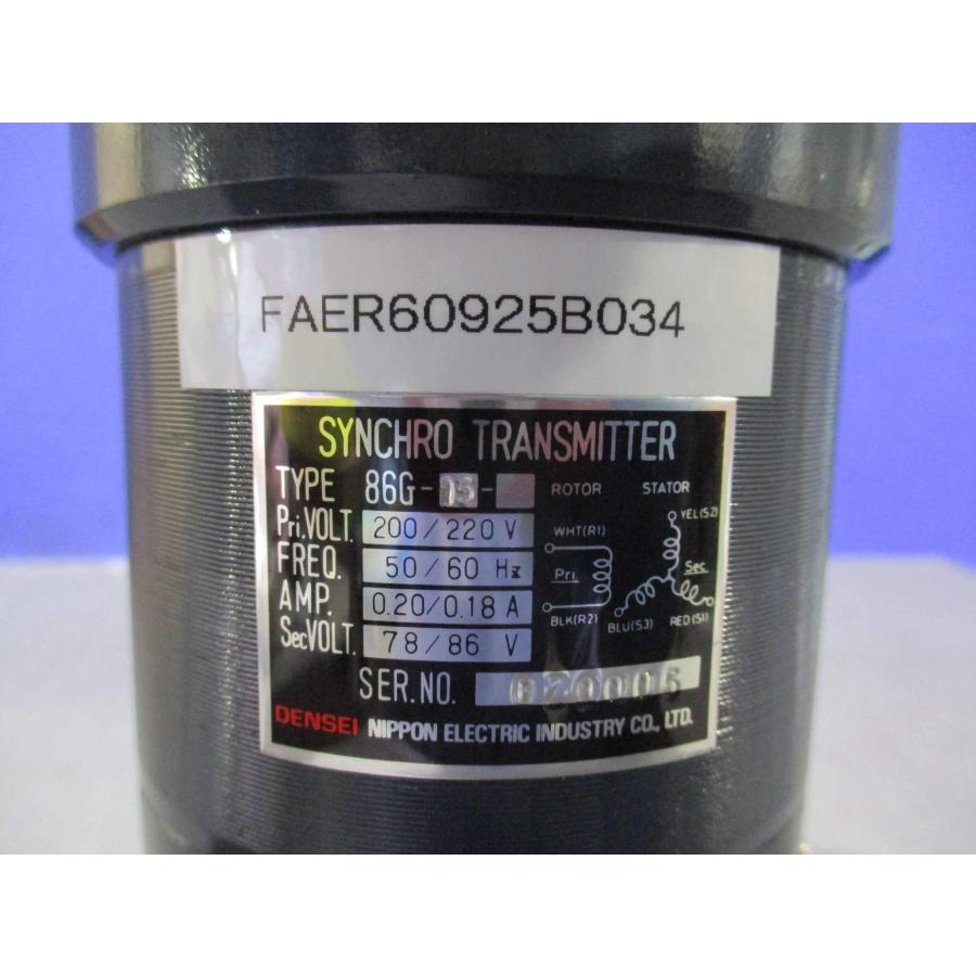 新古 DENSEI NIPPON ELECTRIC 86G-15 SYNCHRO TRANSMITTER(FAER60925B034) : growdetrading Yahoo!ショップ ...