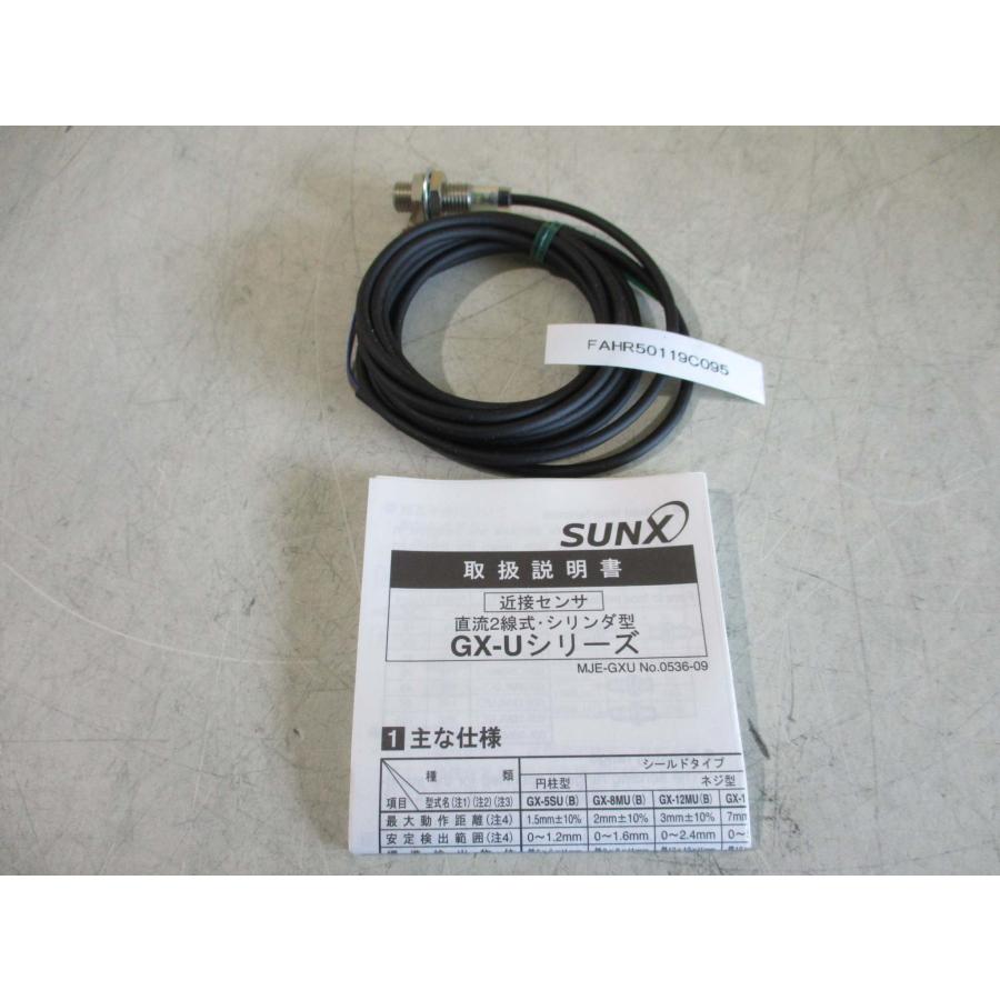 新古 SUNX SENSOR GX-8MU 直流2線式・シリンダ型近接センサ(FAHR50119C095) : growdetrading ...