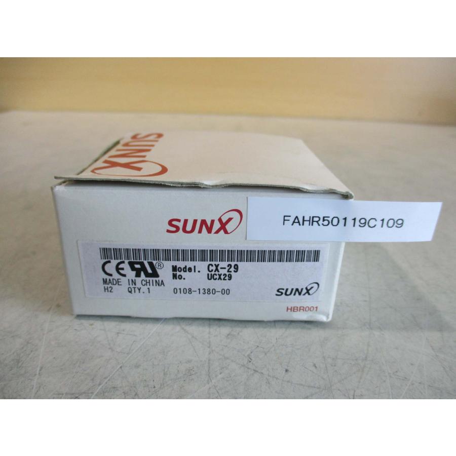 新古 SUNX SENSOR CX-29 光電スイッチセンサー(FAHR50119C109) : fahr50119c109 : growdetrading Yahoo!ショップ - 通販 ...