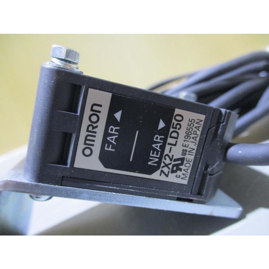 中古 OMRON ZX2-LD50 スマートセンサ レーザ変位センサ/ ZX2-XC4R 4m(FAHR50124B261 ...