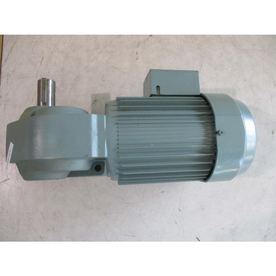 中古 TSUBAKI HYPOID MOTOR HMTA075-30L10RB 3PHASE-0.75kW-4P 200/200/220V ...