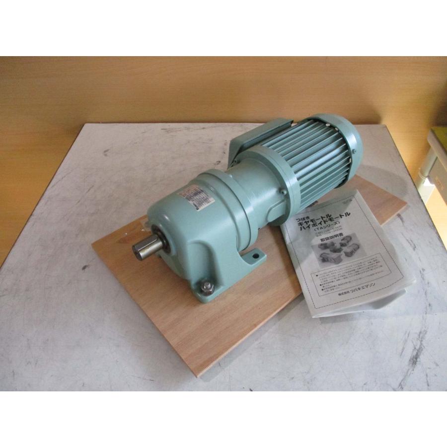 中古 TSUBAKI GEAR MOTOR GMTA040-24L10CB 3PHASE-0.4kW-4P 200/200/220V 50 ...